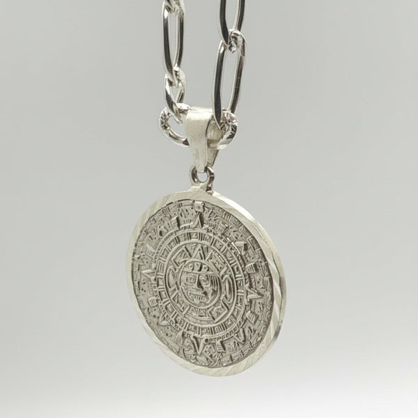 Aztec Calendar Mayan Sun Charm Pendant Diamond Cuts – ThePrincessJewelry